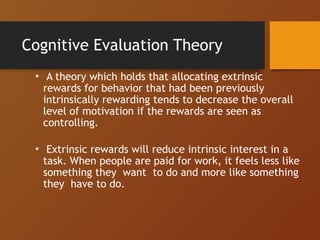 work motivation and in organizational psychology | PPTX