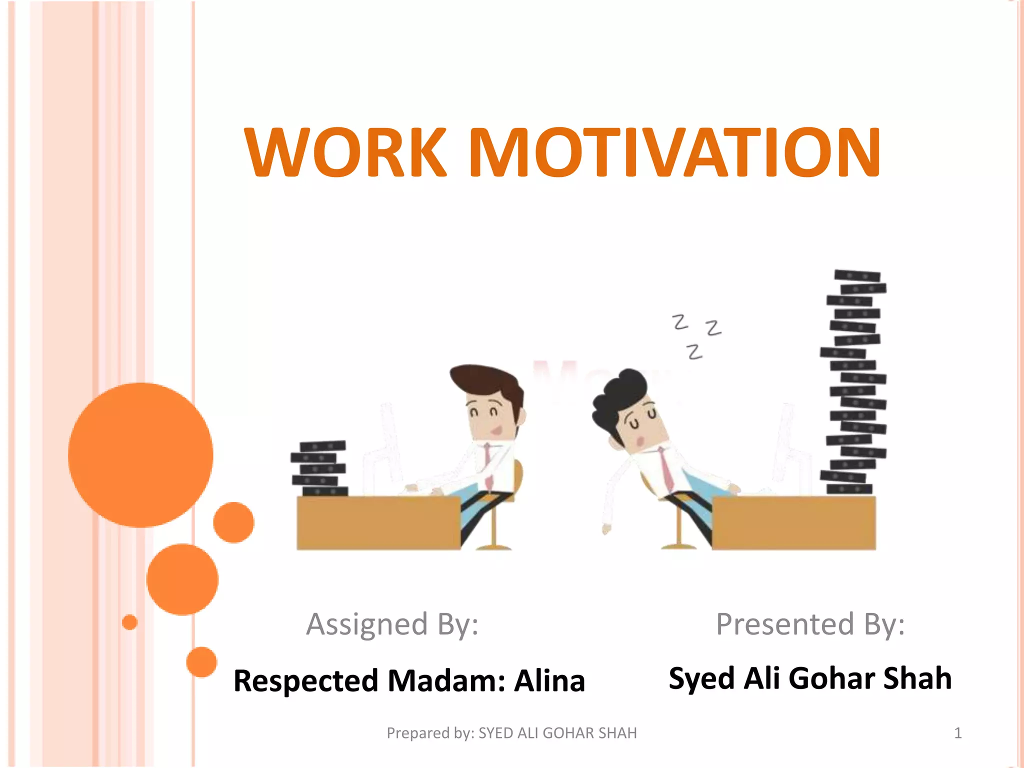 Work Motivation presentation | PPT