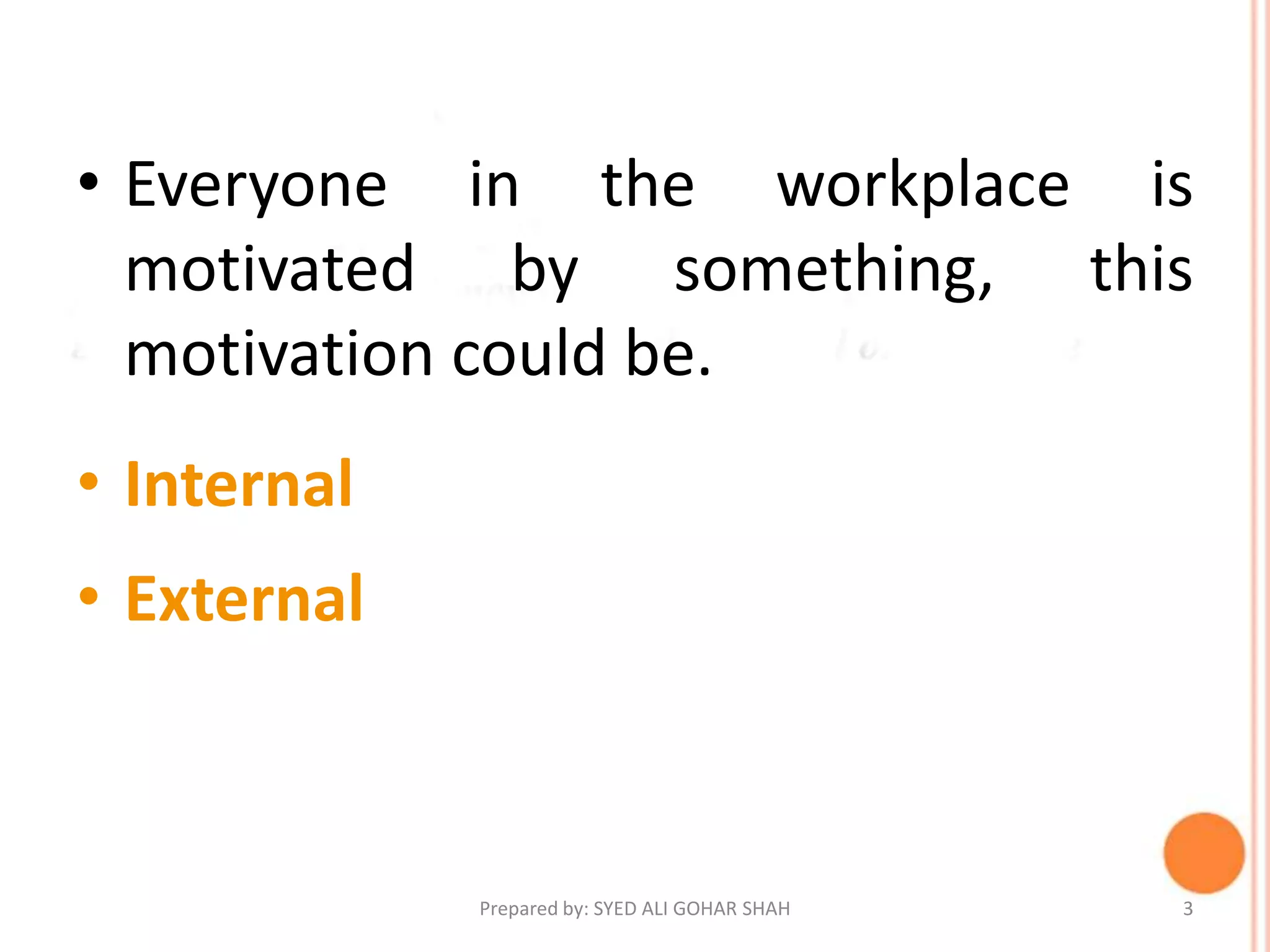 Work Motivation presentation | PPT