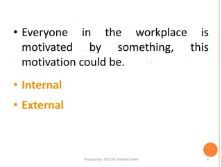Work Motivation presentation | PPT
