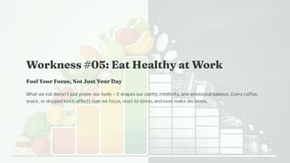 Eat Healthy at Work – Fuel Your Focus, Not Just Your Day | PDF