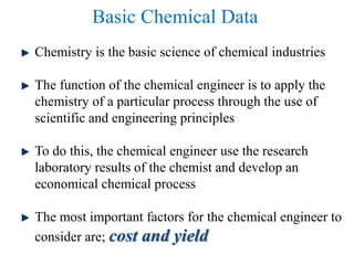 Work of a chemical engineer | PPT