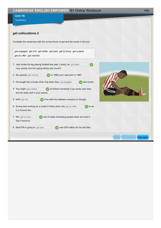 Unit 7 - Online Workbook | PDF