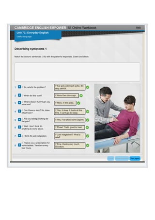 Unit 7 - Online Workbook | PDF