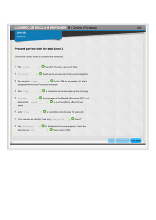 Unit 8 - Online Workbook | PDF