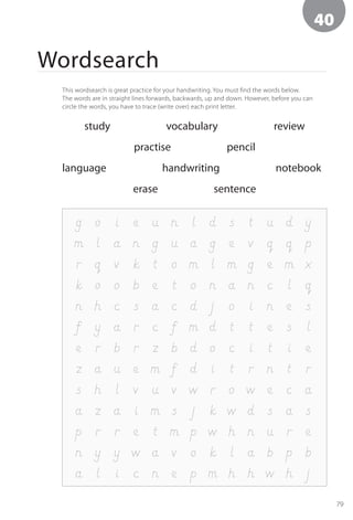 Work on your_handwriting | PDF