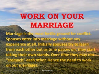 Work on Your Marriage | PPTX