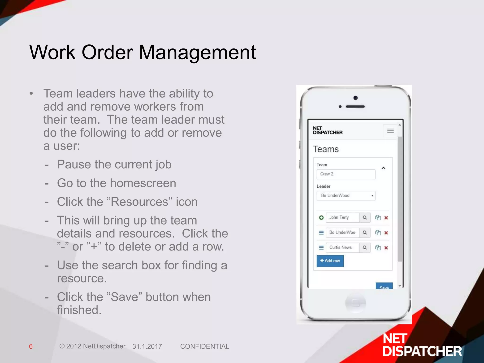 Work Order Management | PPTX