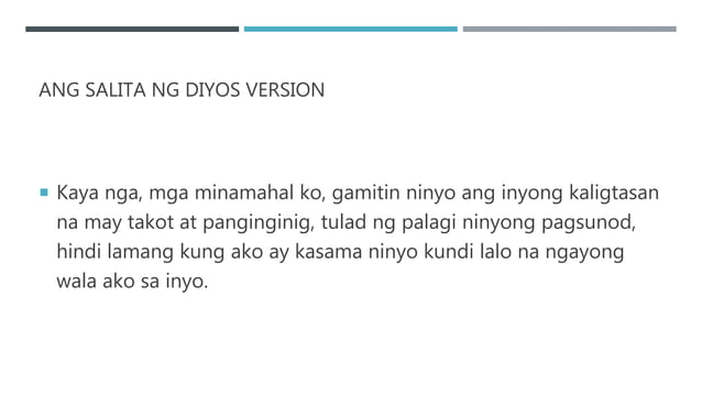 Work out salvation | PPTX