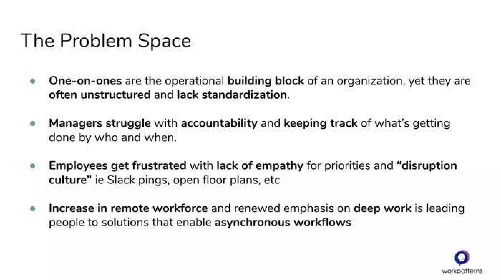 Workpatterns Pitch Deck | PDF