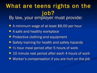 Youth Employment Workshop | PPT