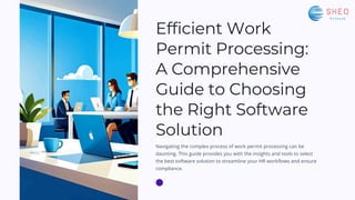 Empower Your Team with Safe Work Permit Management Software Solutions | PDF