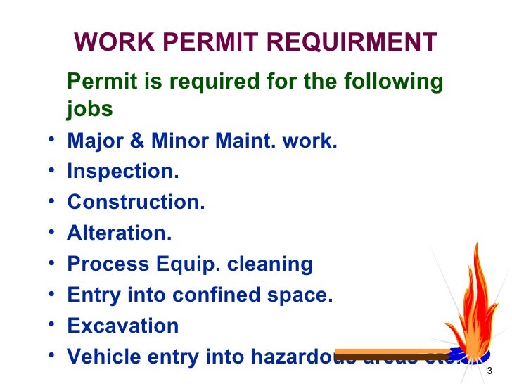 Work permit system