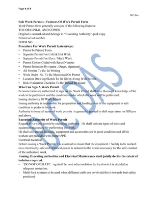 Work permit system | PDF | Indoor Environmental Quality | Home & Garden