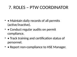 Work_Permit_System_Training work permit system and types | PPTX