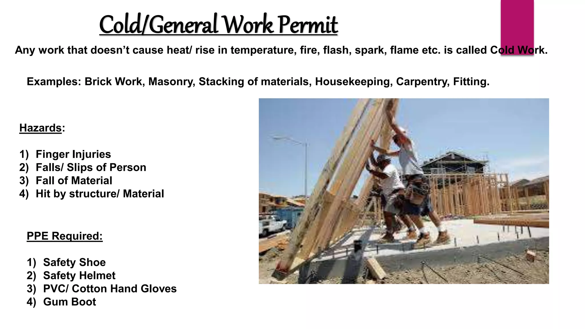 Permit to Work Training | PPTX
