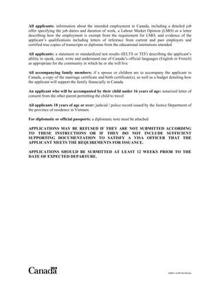 Work Permit (WP) Information Kit & Document Checklist.pdf | Travel ...