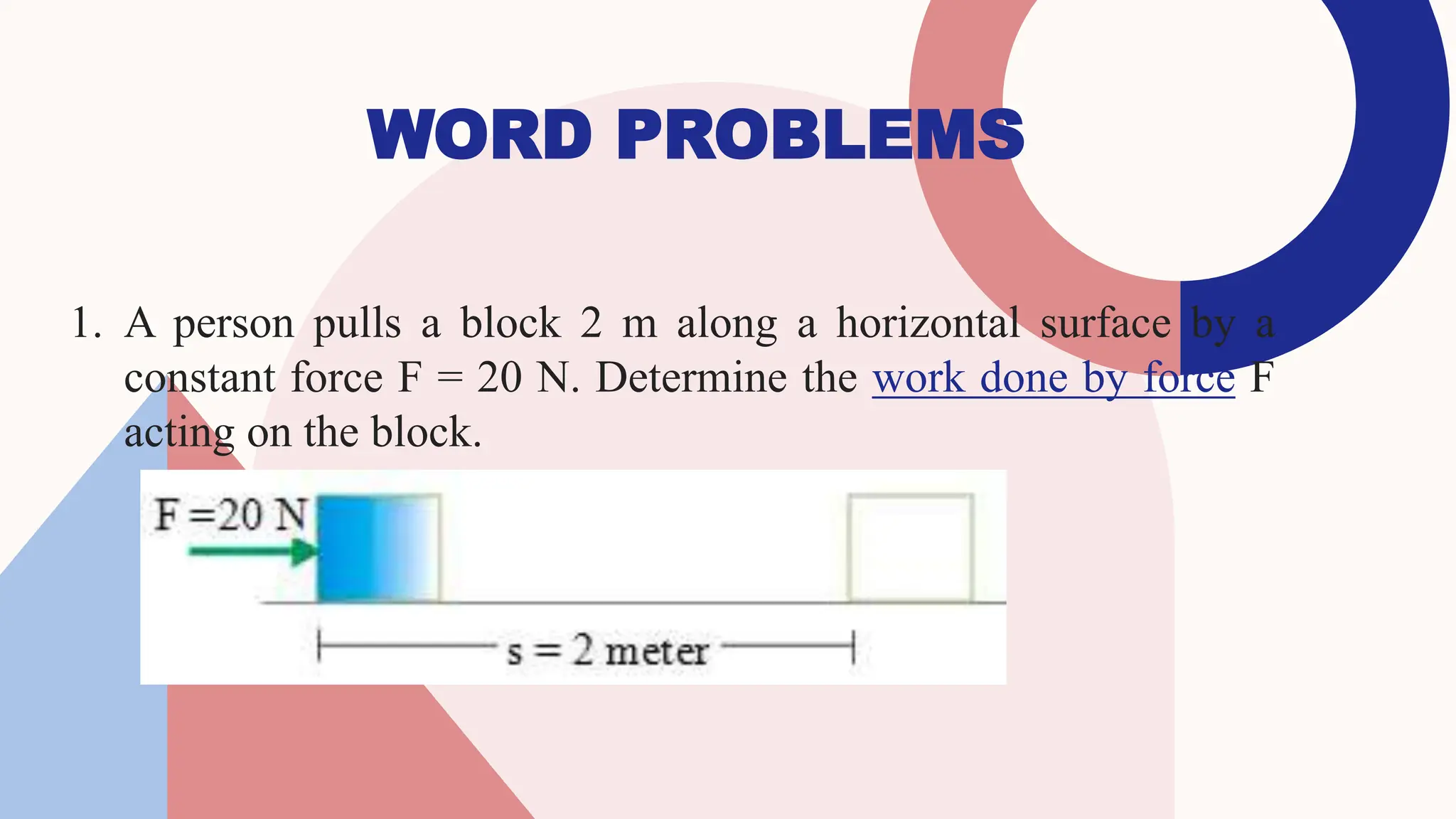 WORK (PHYSICS) GRADE 8 presentation slides | PPTX