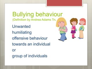 Definition of Workplace Bullying | PPTX | Debated Sensitive Social ...