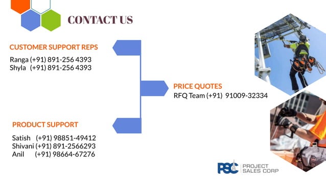 PSC Workplace Safety Guidebook - Dropped Objects Prevention | PPT