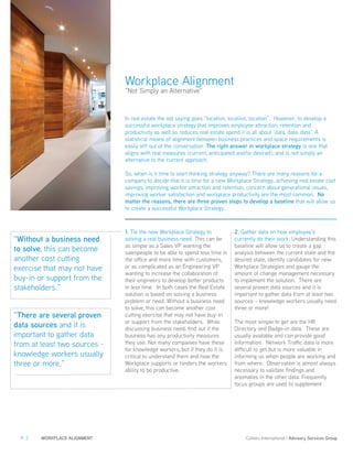 Workplace Alignment | PDF