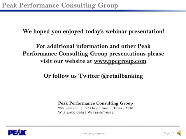 Keys to Successful Workplace Banking (Bank at Work) | PPTX