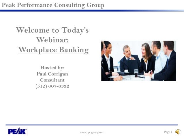 Keys to Successful Workplace Banking (Bank at Work)
