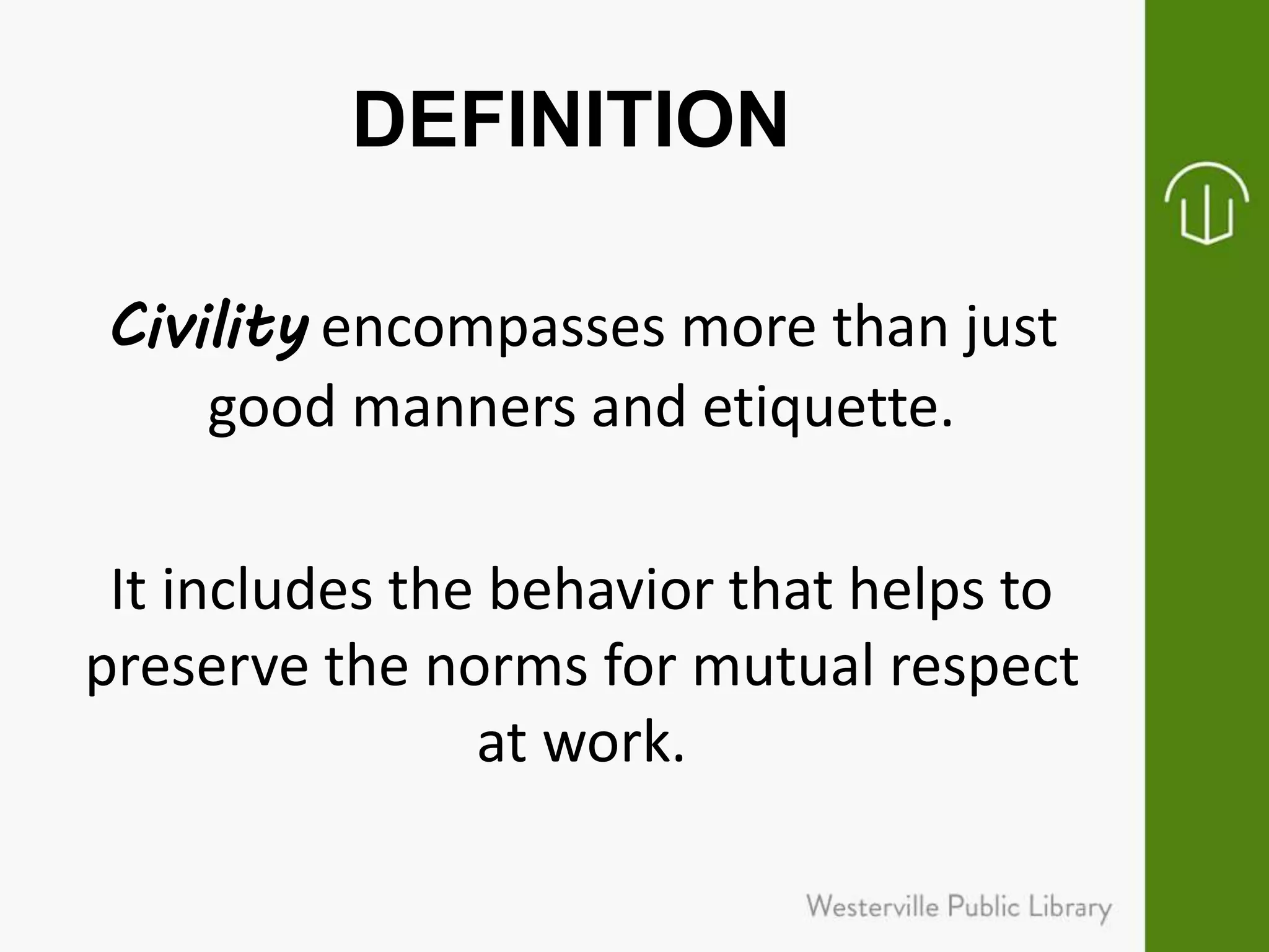 Workplace Civility | PPT