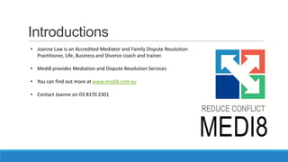 Tips for reducing and resolving workplace conflict | PPTX | Career ...