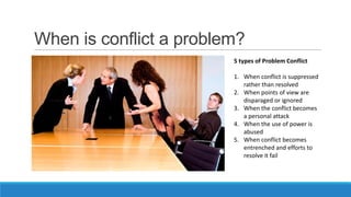 Tips for reducing and resolving workplace conflict | PPTX | Career ...