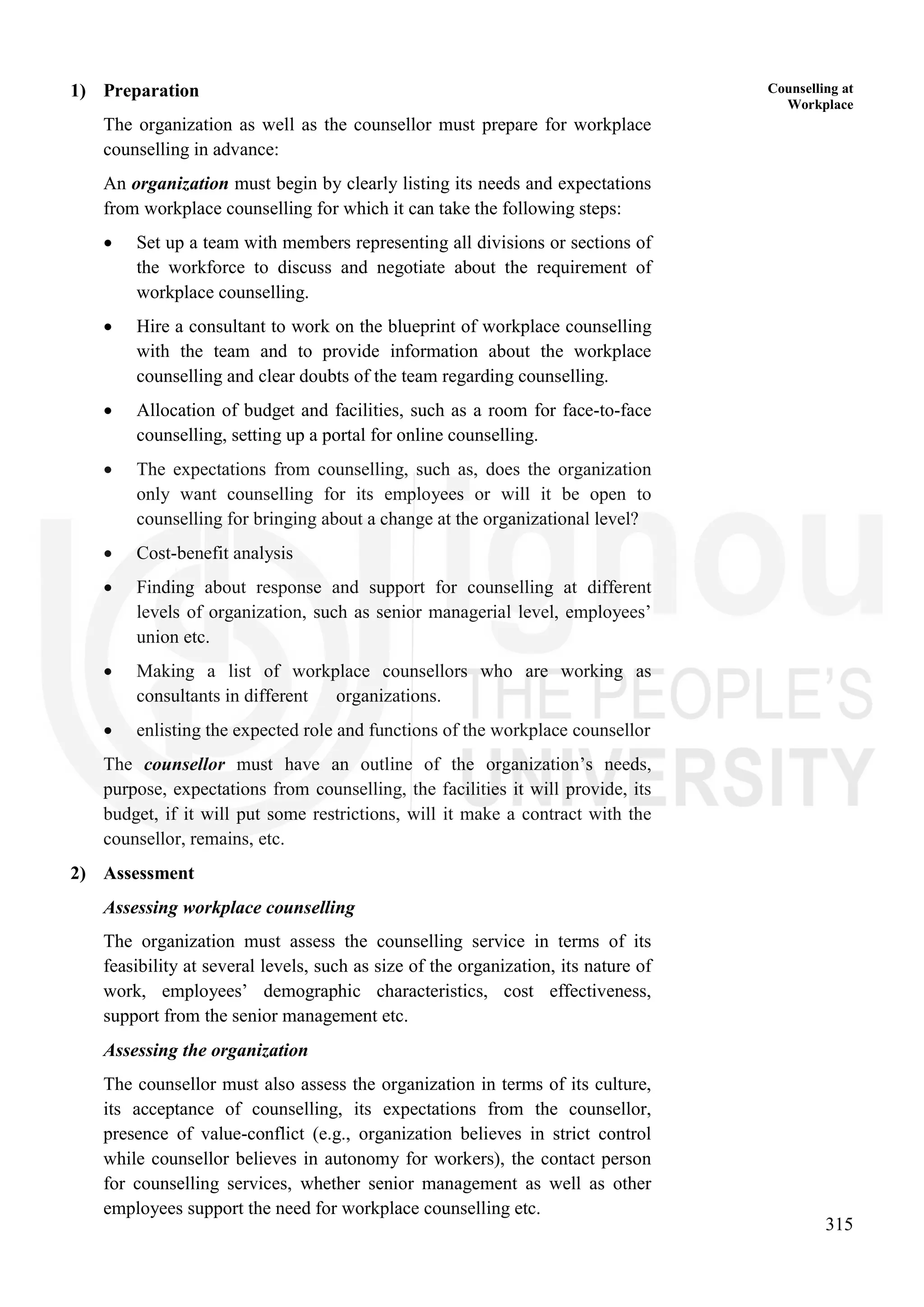 Workplace counseling and its importance in HRM | PDF