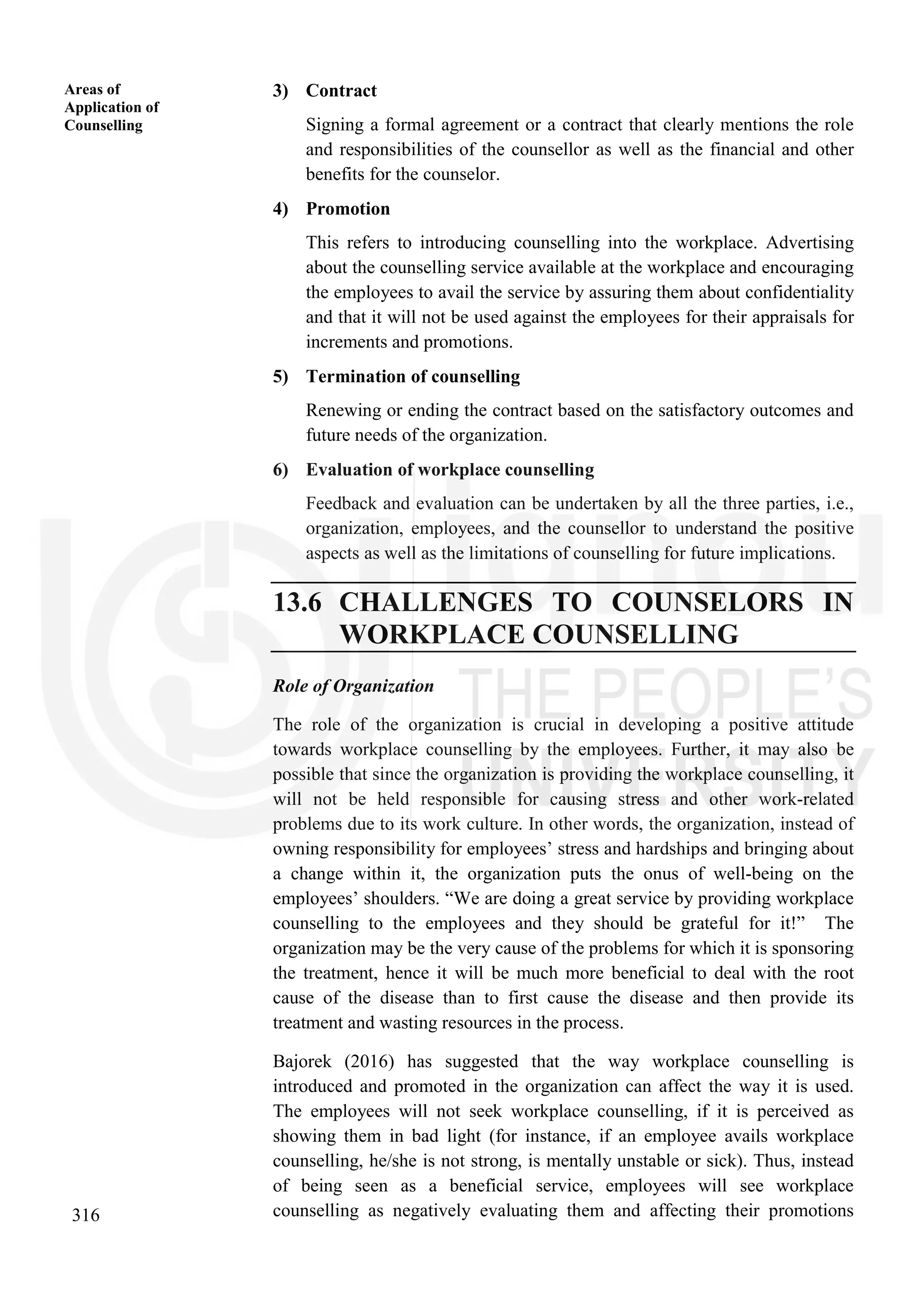 Workplace counseling and its importance in HRM | PDF