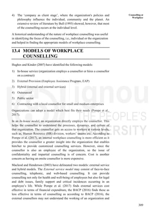 Workplace counseling and its importance in HRM | PDF