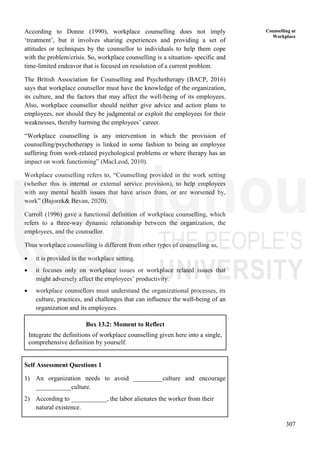 Workplace counseling and its importance in HRM | PDF