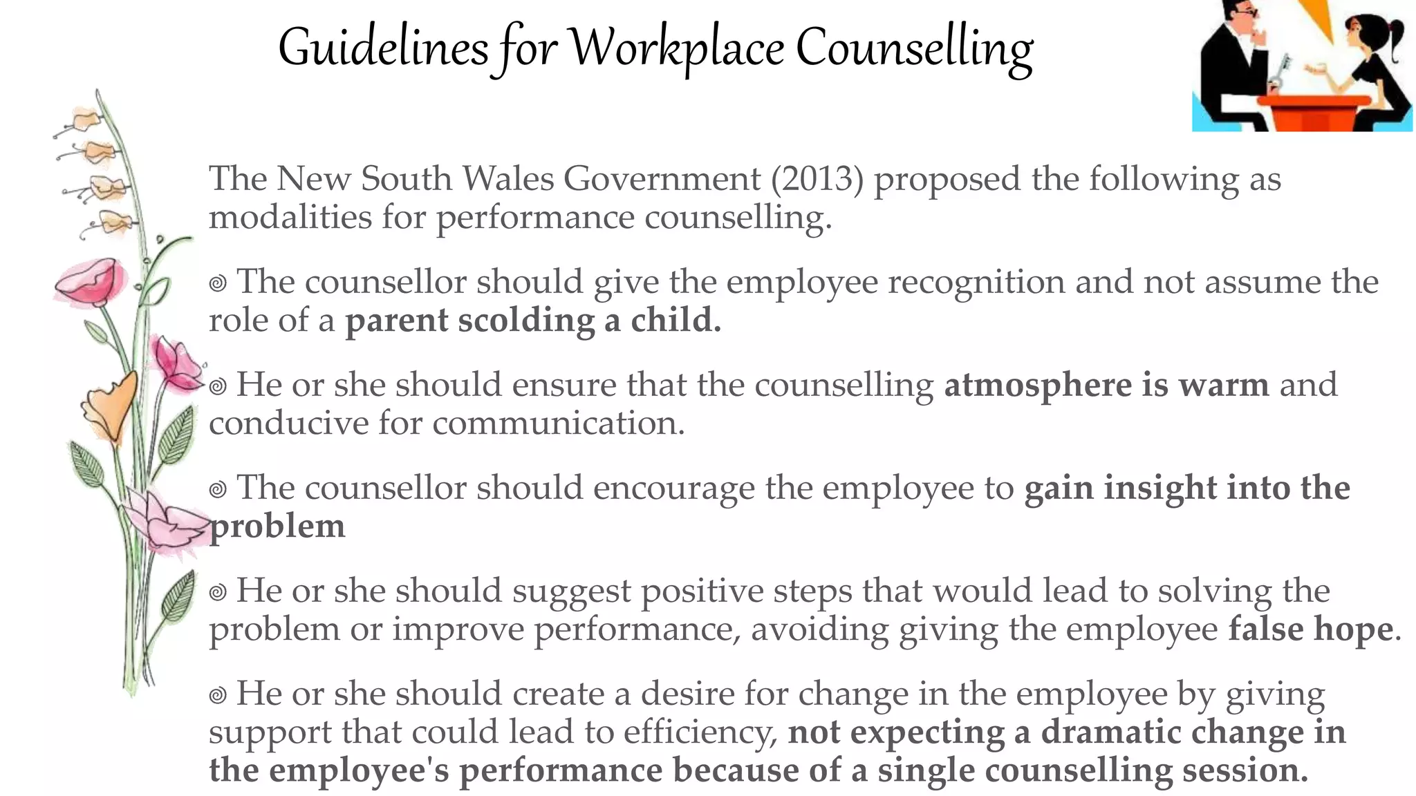 Workplace counselling | PPTX