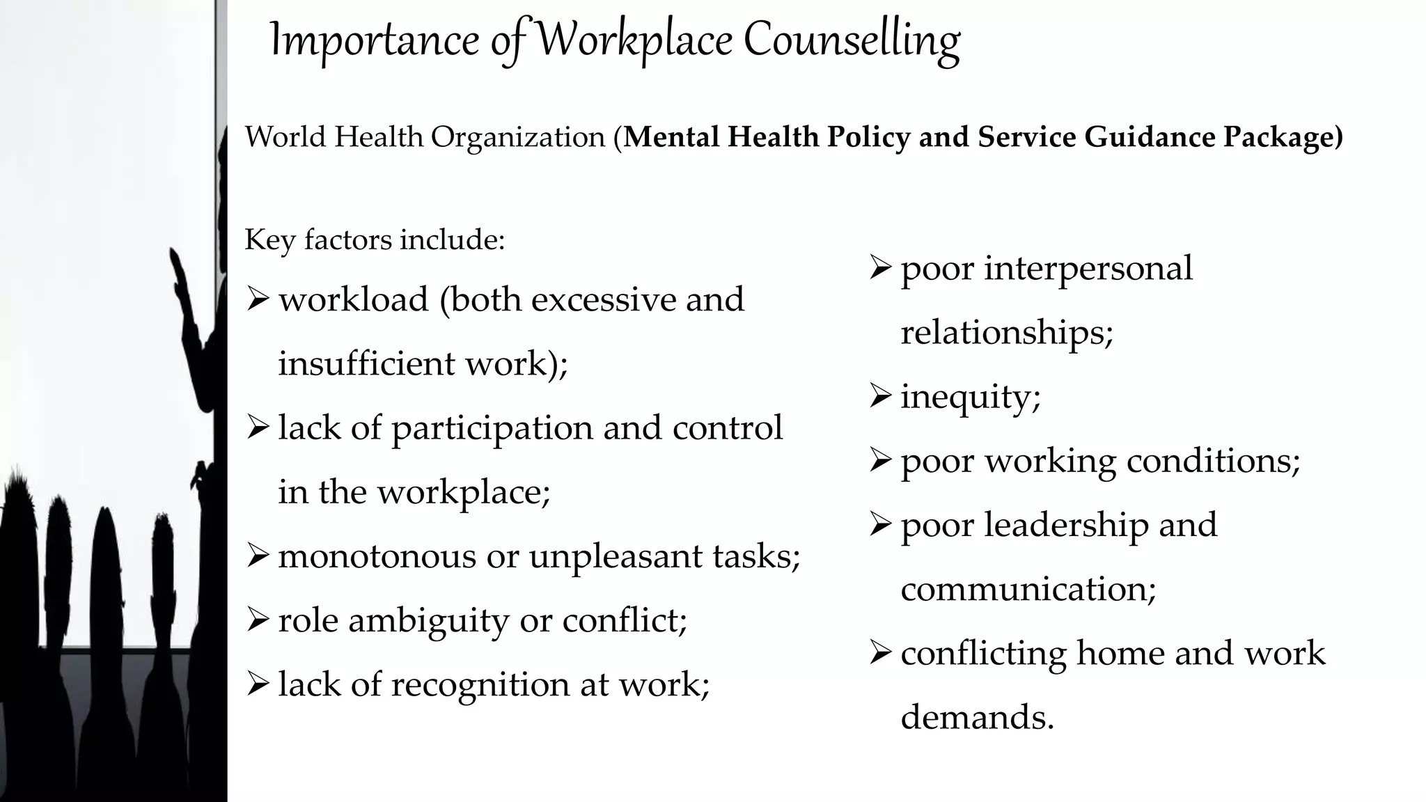 Workplace counselling | PPTX