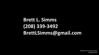 Workplace Cultures - Brett Simms | PDF