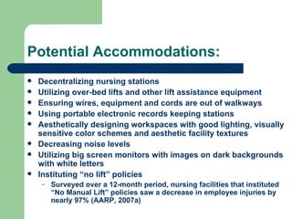 Workplace Design And Accommodating Workers With Disabilities | PPT