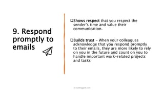 Work Place Email Etiquette - PPT by buddinggeek.com.pptx