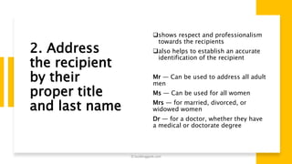 Work Place Email Etiquette - PPT by buddinggeek.com.pptx