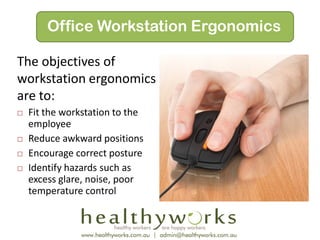 Workplace Ergonomics & Injury Prevention Sneak Peak | PDF