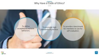 Workplace Ethics Programs (Comprehensive) PowerPoint Presentation 172 ...