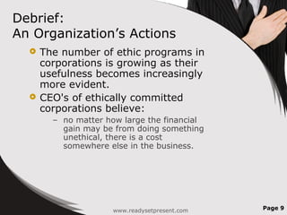 Workplace Ethics | PPT