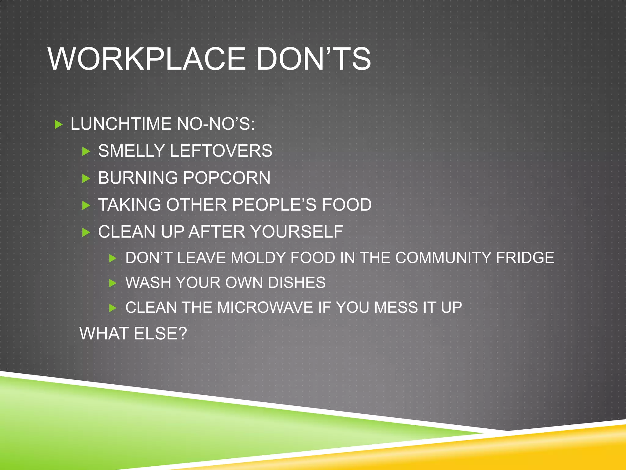 Workplace etiquette | PPTX