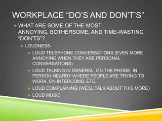 Workplace etiquette | PPTX