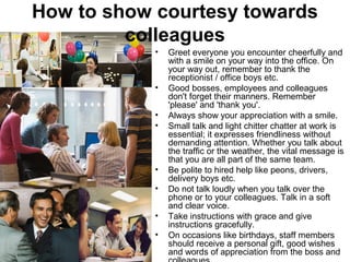Workplace etiquette | PPT