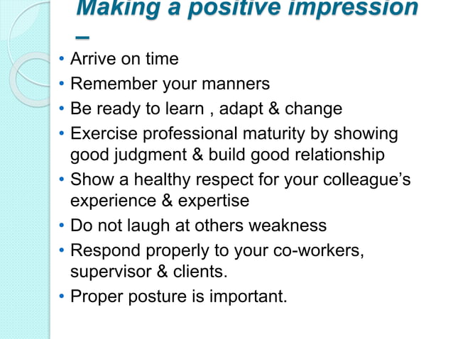 Workplace etiquette & manners | PPTX | Resume Writing and Advice | Job ...