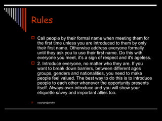 Workplace etiquette part_1_206 | PPT