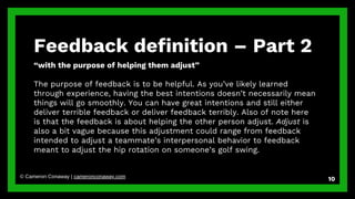 Workplace Feedback Examples: 30+ Feedback Definitions and Types | PDF