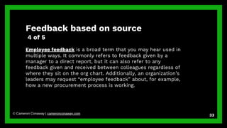 Workplace Feedback Examples: 30+ Feedback Definitions and Types | PDF